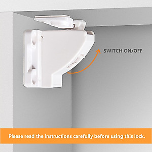 Child Proof Cabinet Latches 22 Pack - Baby Proofing Cabinet Locks for Babies, 3M Adhesive No Drilling, Multi-Purpose for Most Cabinets and Drawers, Fridges, Ovens, Toilet Seats