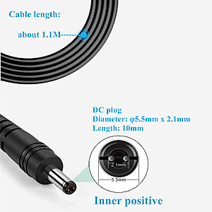 Universal AC Adapter 24V 1A Power Supply AC110V to DC24V Power Driver 5.5x2.1mm with 8 DC Plugs DC24V 100mA 500mA1000mA Charger Transformer 24V AC-DC Adapter