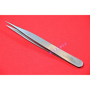 3 Pieces Fine Tip Jewelry Tweezer Forceps Precision Tweezers High Grade Stainless Repair Tool Cynamed