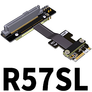 QJJ M.2 Key A.E. to U.2 NVMe SSD Extension Cable (60cm, R57SL)