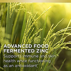 Nature's Bounty Advanced Zinc, High Potency Immune Formula, Koji Fermented Immune Support Supplement, 25 mg, Capsules, 60 Count