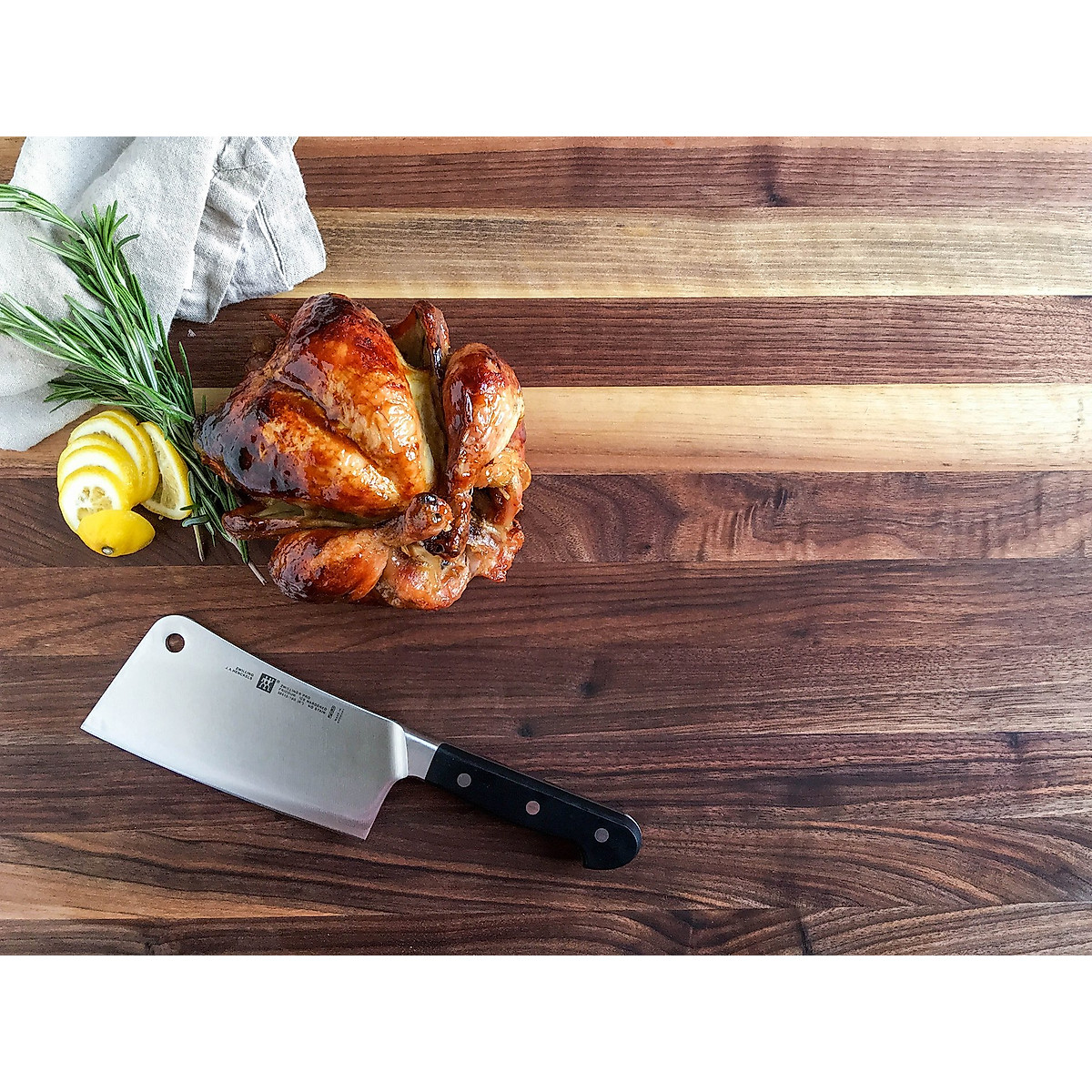 ZWILLING Pro 6-Inch Meat Cleaver Razor-Sharp German Knife Set Made in Company-Owned German Factory with Special Formula Steel, Perfected for Almost 300 Years, Stainless Steel