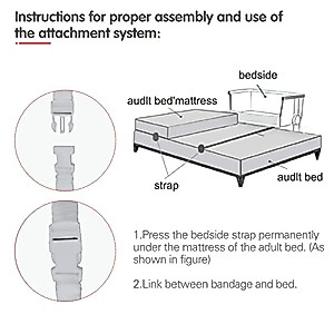 HAHASOLE Bedside Sleeper for Baby, Portable Bassinets for Safe Co-Sleeping, Easy Assemble Baby Crib with Storage Basket & Mosquito, Adjustable Bedside Bassinet for Newborn