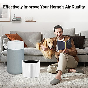 2 Pack Blue Pure 411i Max 411a Max F4MAX Replacement Filter Compatible With Blueair Blue Pure 411i Max 411a Max Air Cleaner. For Blue Pure F4MAX Filter. 3-in-1 True HEPA Filter Activated Carbon Filter