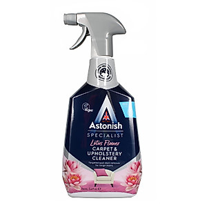 Astonish Specialist Furniture and Carpet Cleaner Bundle - Includes Carpet, Chair and Upholstery Deep Cleaning Fabric Spray (750ml) & Leather Conditioning Cream for Leather Goods and Furniture (250ml)
