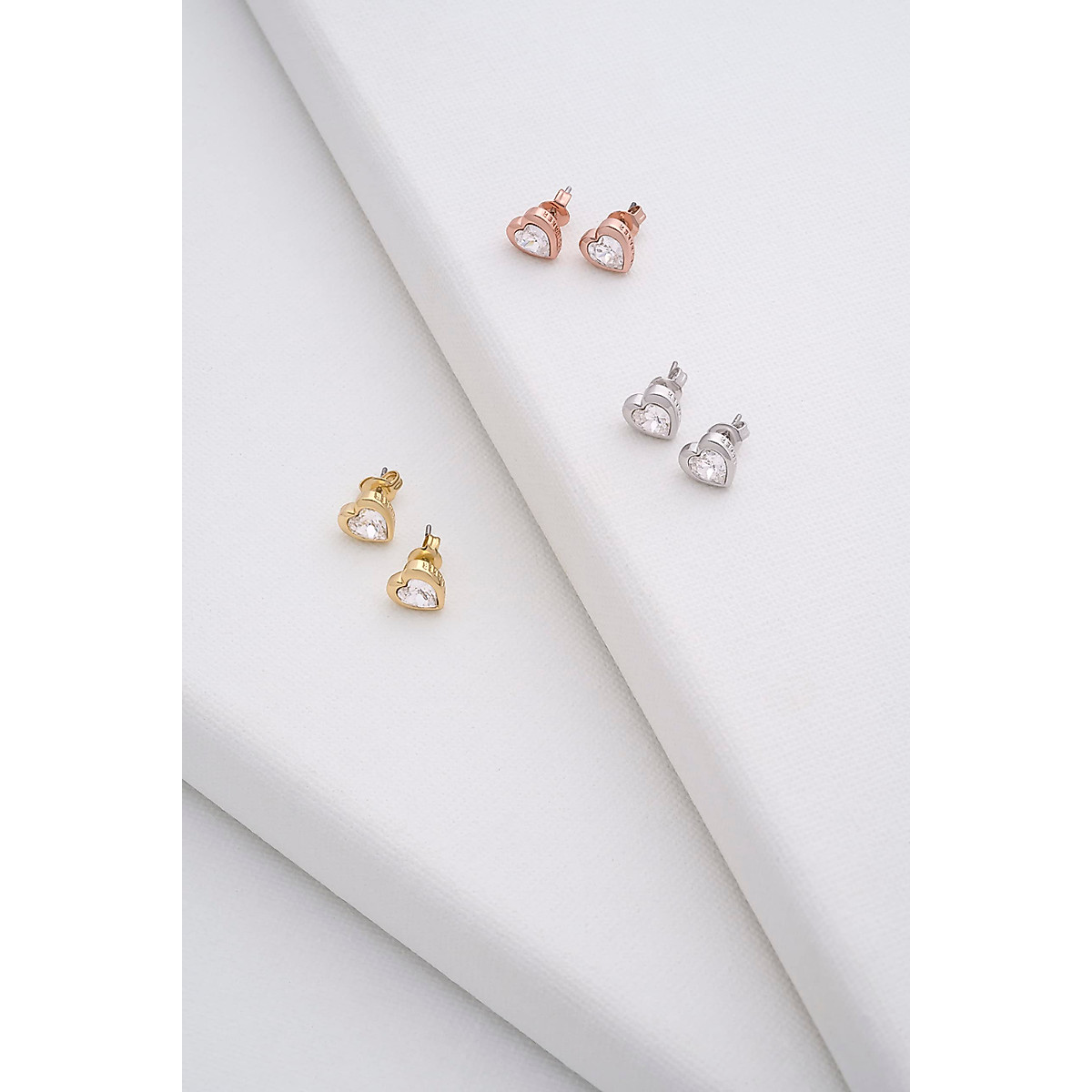 Ted Baker London Han Crystal Heart Stud Earrings for Women