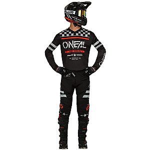 MX Outfit O'Neal Element Squadron Black Kids/Youth (12/14 (26)/Large) Protective Pants Jersey bundle motocross dirt bike set