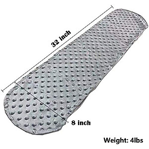 MAXTID Weighted Lap Blanket 39in x 23in 8 Lbs + Weighted Shoulder Wrap 4 lbs