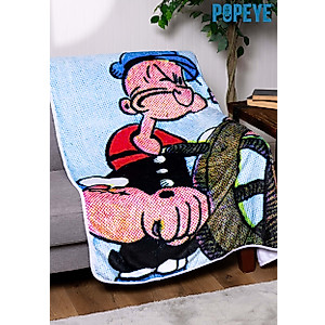 Fun Costumes Popeye 60x48 Blanket Standard