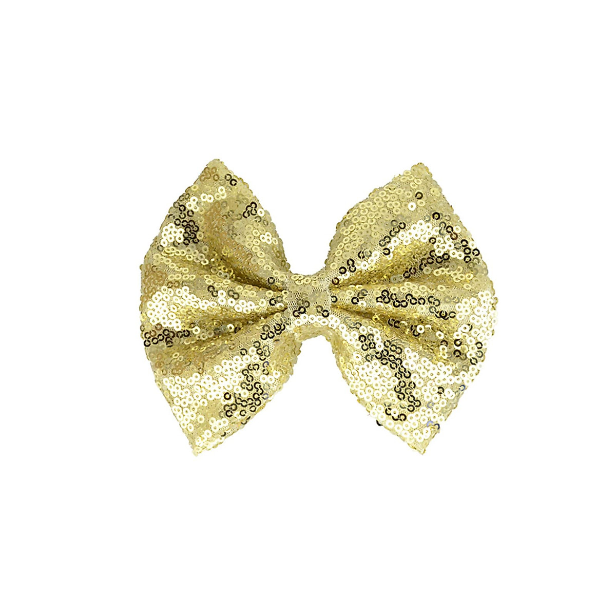 Song Qing Baby Infant Girls Hair Band Sequined Bow Headband Turban Knot Hair Headwear Gold