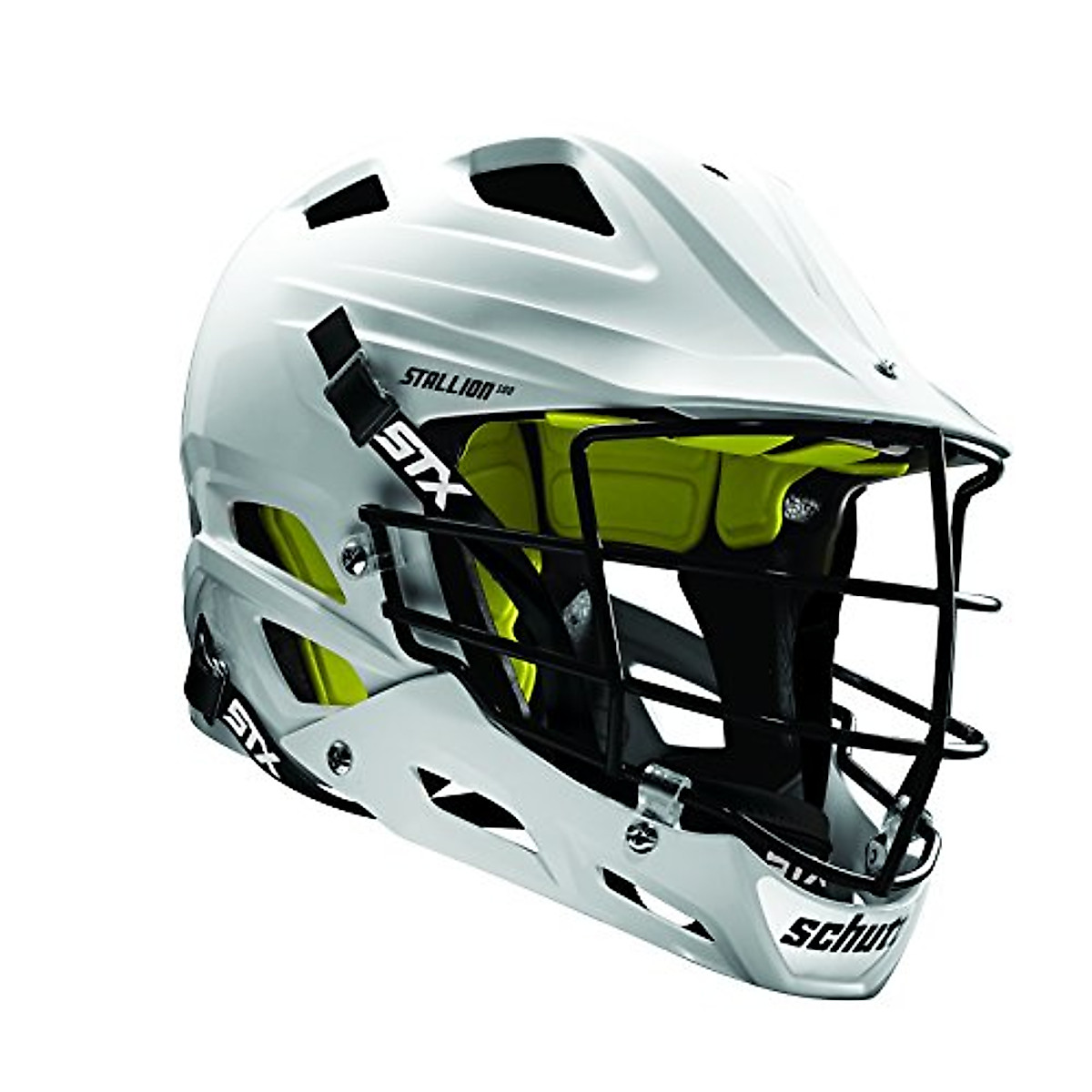 STX Lacrosse Youth Stallion 100 Helmet with ABS Shell, White, X-Small