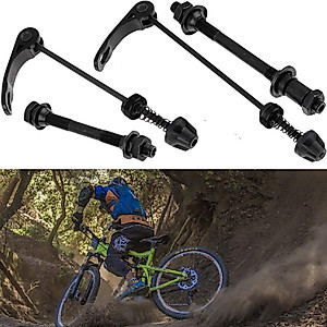 PETIT MANON 1 Pair Bike Quick Release Skewer Axle Wheel Hub Hollow Shaft Front/Rear Set Fit for Mountain Bike, MTB