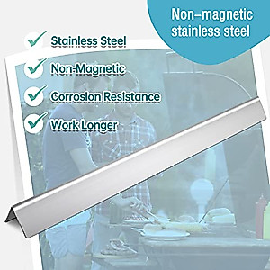 18 Inch Grill Heat Plate Replacement Parts for Weber Summit 600 Series Summit E-620 S-620 Gas Grills,Replacement Parts for Weber 67670 67671,13PCS