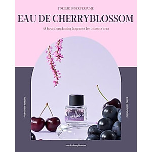 Foellie] eau de cherry blossom - Feminine Inner Beauty Perfume (for Underwear), Sweet Cherry blossom Scents Fragrance, 5ml(0.169 fl oz)