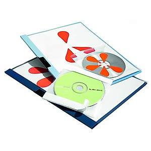 Durable CD Fix Self-Adhesive Pocket - Transparent (Pack of 10)