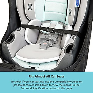 J.L. Childress Wheelie Car Seat Travel Bag - Car Seat Carrier with Wheels - Thick Padding, Heavy Duty Car Seat Bag with Wheels - Fits All Car Seats, Infant carriers & Booster Seats - Black