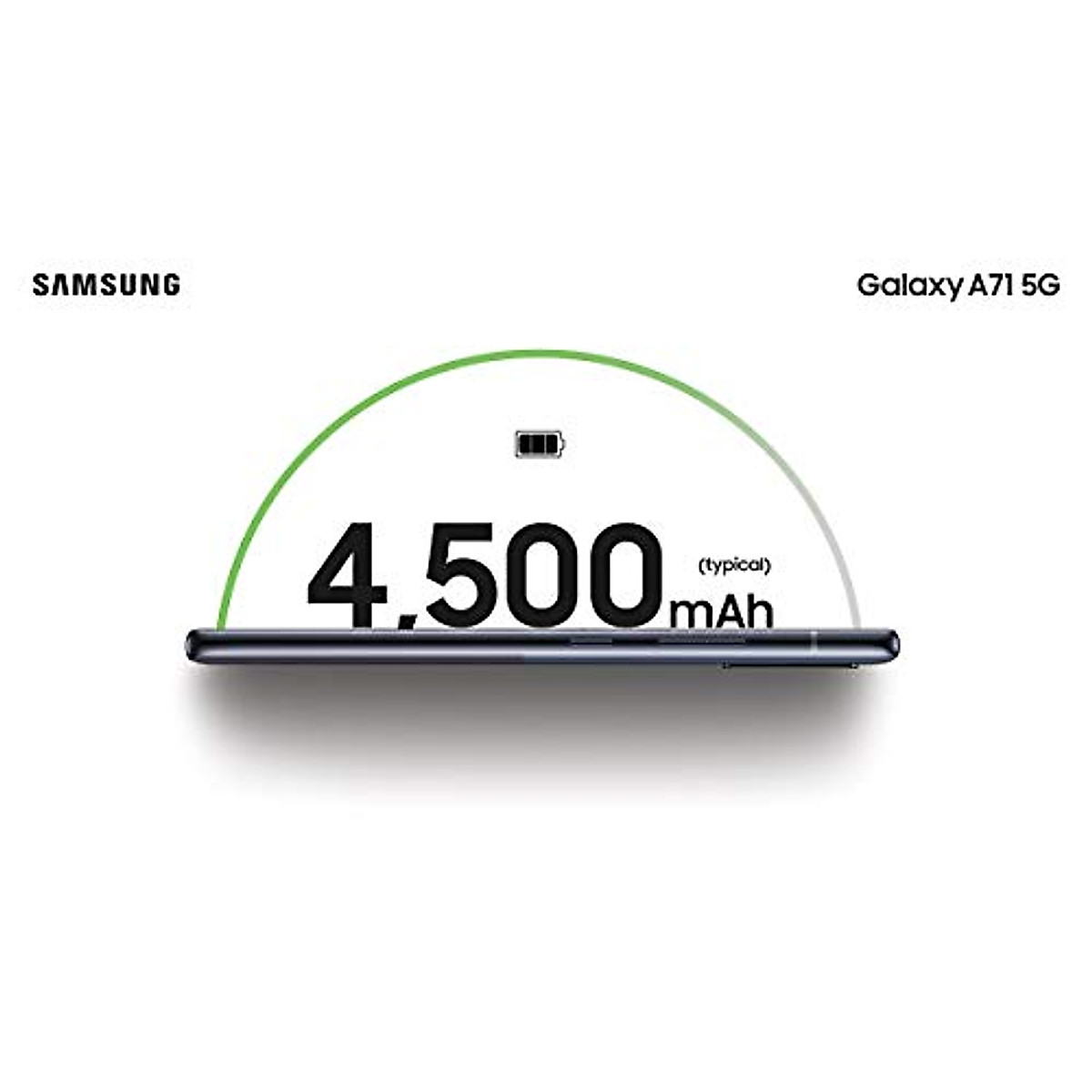 SAMSUNG Galaxy A71 5G LTE Verizon | 6.7" AMOLED Screen |128GB of Storage | Long Lasting Battery | Single SIM | 2020 Model | US Version & Warranty| Black - (SM-A716VTKMVZW)