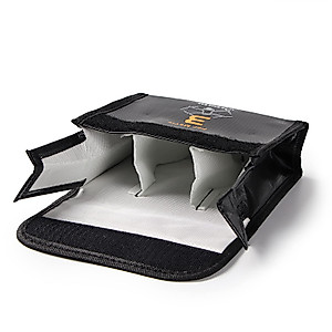 BEHORSE Mavic 3 Battery Safe Bag Fireproof Explosion-Proof Lipo Batteries Protector Storage for DJI Mavic 3/Mavic 3 Pro/Mavic 3 Classic Battery Accessories(for 3 Batteries)