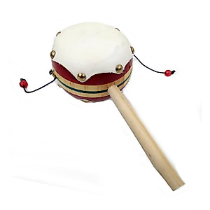 Decorative Mexican Spinning Drum or Monkey Drum