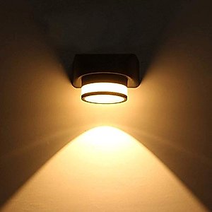 ZpLMW High Taste Wall Bedside Lamp Bedroom Modern Creative Living Room Wall Lights, Led Outdoor Wall Light Waterproof Aluminum Garden Patio Lamp Wall Light Home Wall Lights, Dualhead W Hotel Decorati