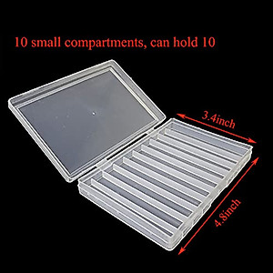 PZRT 1 PCS storage box with 10 compartments for storage of milling cutters, taps, drills and turning tools with a diameter of 10mm or less and a length of 80mm or less