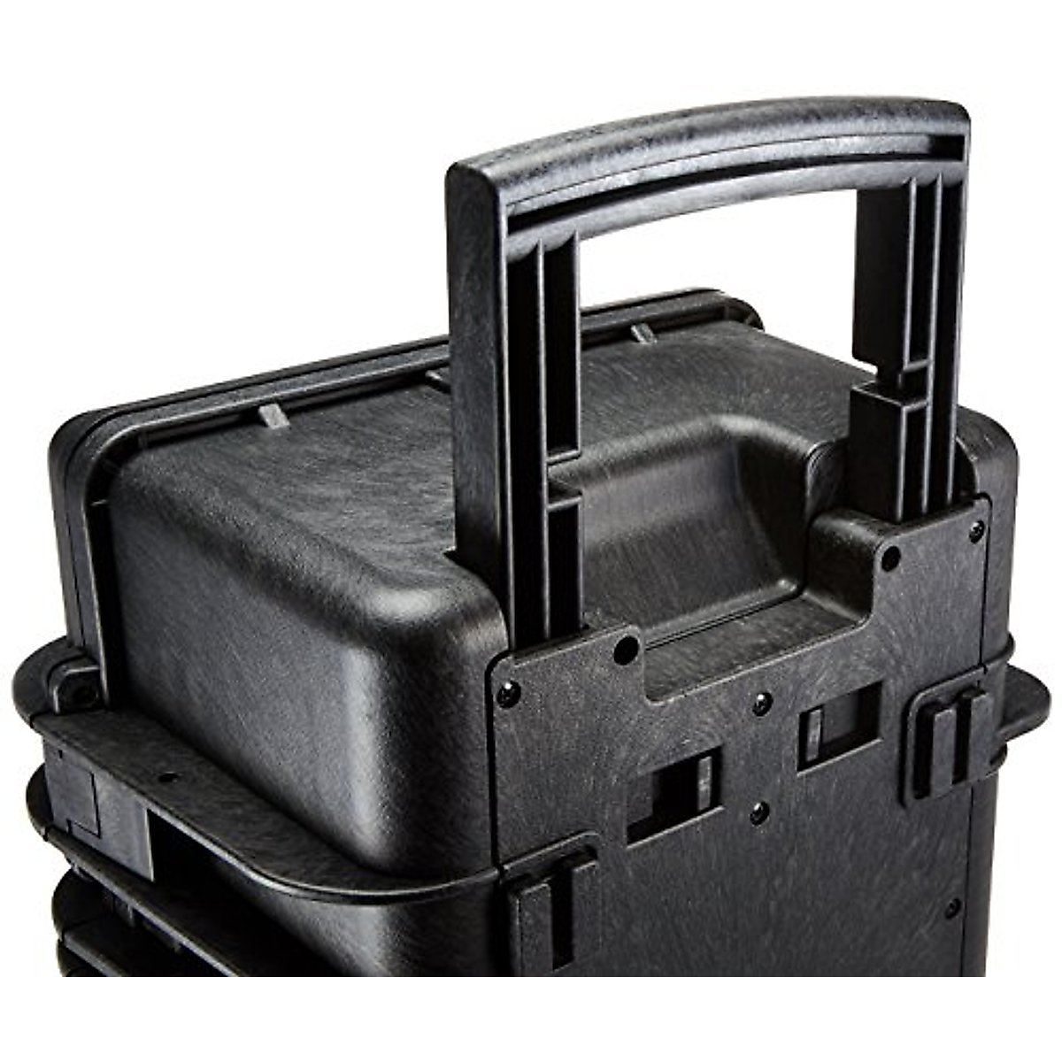 Amazon Basics Large Hard Rolling Camera Case, Solid, Black, 22"L x 14"W x 9.8"H