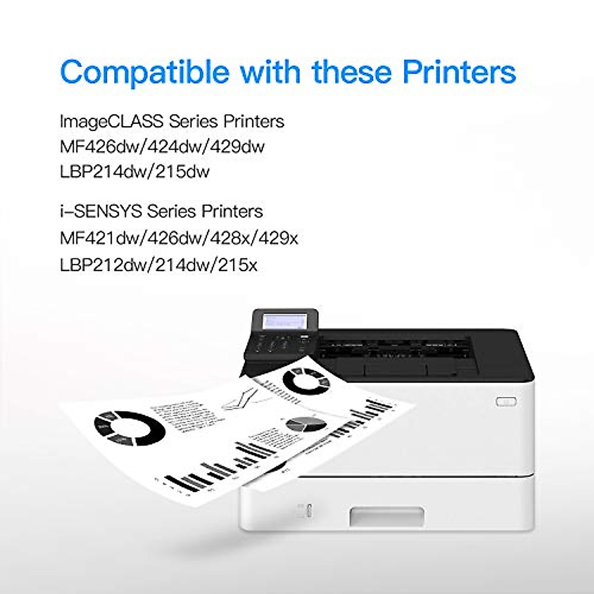 LxTek Compatible Toner Cartridge Replacement for Canon 052 to use with ImageCLASS MF424dw MF426dw LBP214dw，i-SENSYS LBP214dw LBP214dw MF421dw (Black, 1 Pack)
