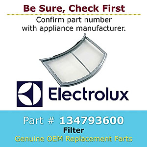 Electrolux 134793600 34793600 Dryer Filter