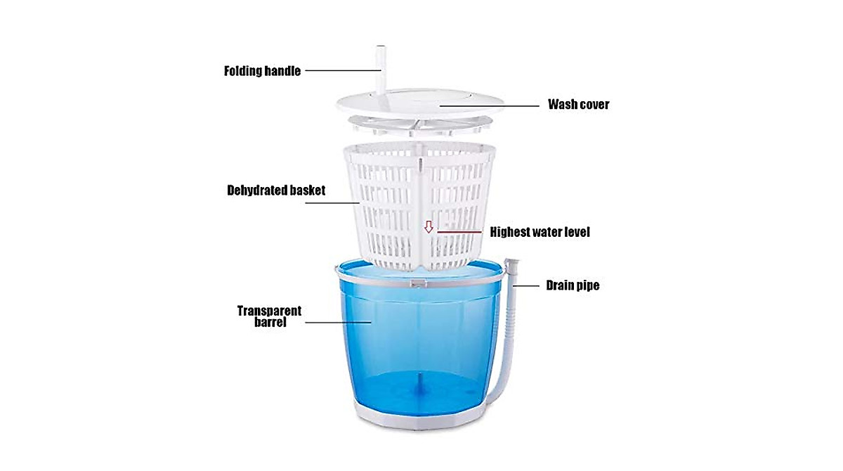 Portable Manual Washer & Dryer for Camping & Tiny Living | Eco-Friendly