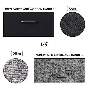 EKNITEY 3 Drawers Nightstand, Small Dresser Chest Sturdy Side End Table with Fabric Drawers and Wheels for Bedroom, Living Room, Office, Closet