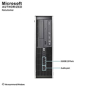 HP Elite Desktop Computer Package - Windows 10 Professional, Intel Quad Core i5 3.2GHz, 8GB RAM, 500GB HDD, 22inch LCD Monitor, Keyboard, Mouse, WiFi (Renewed)