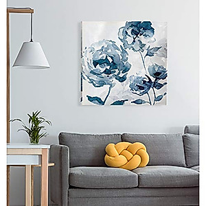 Wexford Home Indigo Garden II -Gallery Wrapped Canvas - Yellow, Blue, Green, red, Black, White 24X24