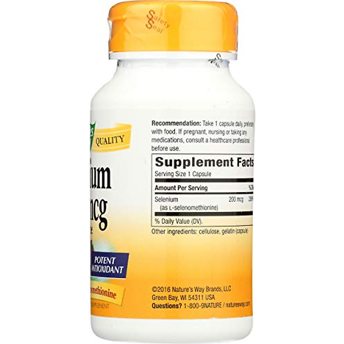 Nature's Way, Selenium 200mcg, 100 Capsules3