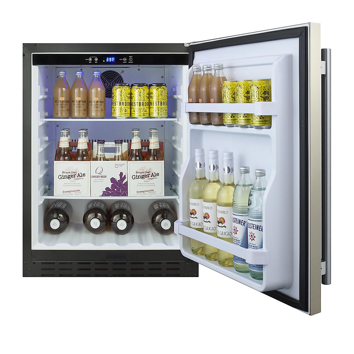 Summit Appliance Summit AL55 Summit AL55 24 Inch Wide 4.2 Cu. Ft. ADA Compliant Compact Refrigerator with Locking Door
