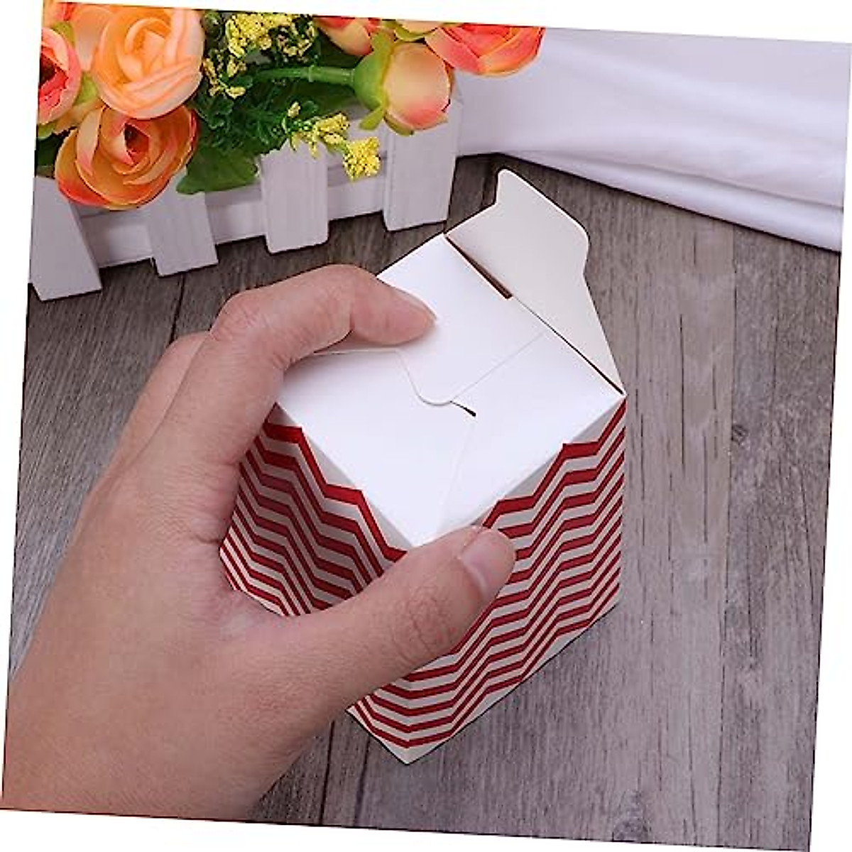 ULTECHNOVO 30pcs Popcorn Snack Box Container Pink Containers Paper Boxes for Food Popcorn Boxes Candy Popcorn Movie Night Popcorn Boxes Candy Bags Food Paper Container Popcorn Carton Chicken