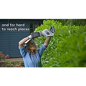 40V Hedge Trimmers - 20In Cordless Hedge Trimmer Rotating Multi-Function Handle Hedge Cutter with Battery and Charger