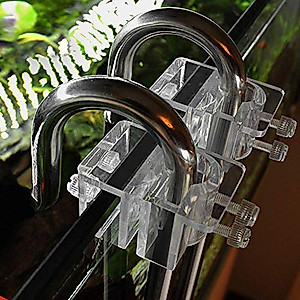 2Pcs Hose Clamps Hose fixing Clip Aquarium Fish Tank Water Pipe Hose Fixing Clip Tube Clamp Holder