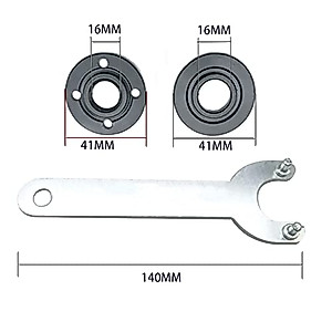 Angle Grinder Wrench Grinder Spanner Wrench Grinder Flange Nut 5/8-11 4 PCS Compatible with Dewalt Milwaukee Metabo Makita Grinder Parts Bosch Ryobi Black Decker