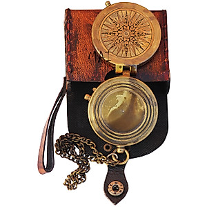 Pocket Compass for Hiking, Survival Instrument Antique “So You Can Always Find Your Way Back Home” Engraved Camping Pocket Compass Nautical Compass Vintage Navigation Outdoor Compass by MAI