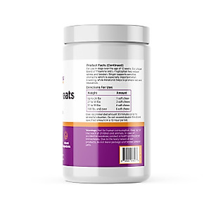 First Impressions Tranquilitreats - Calming Chews for Dogs, Anxiety Relief for Dogs - Packed with Chamomile, Ginger, Melatonin - Soft, Tasty, Chill-Out Calming Dog Treats - 60 ct