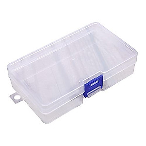 Altsuceser Storage Box Travel Size Fishing Gear Storage Box Visible Blue