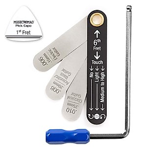 MusicNomad Truss Rod Neck Relief Measure and Adjust Kit Compatible with Martin Guitars (MN612)