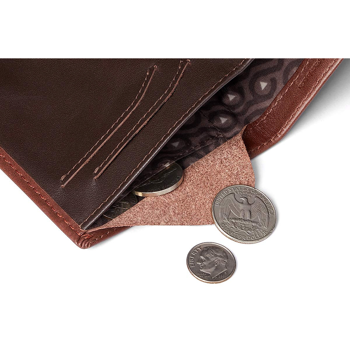 Bellroy Note Sleeve, Slim Leather Wallet, RFID Editions Available (Max. 11 Cards and Cash) - Cocoa