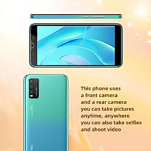 Unlocked Cell Phone，Y77 aderroo Android Smartphone, 5.72-inch IPS Full-Screen，Front and Rear Cameras，1GB RAM 8GB ROM，Only Supports Dual SIM Card Frequency Band of 3GWCDMA：850/2100MHZ（red）
