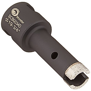 Toolocity SCB0034D 3/4-Inch Monster Dry/Wet Diamond Granite/Concrete Core Drill Bits/Hole Saws,Silver
