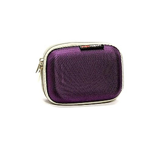 Navitech Purple Shockproof Camera Case Compatible with Canon 1073C014 PowerShot SX620 HS Digital Camera