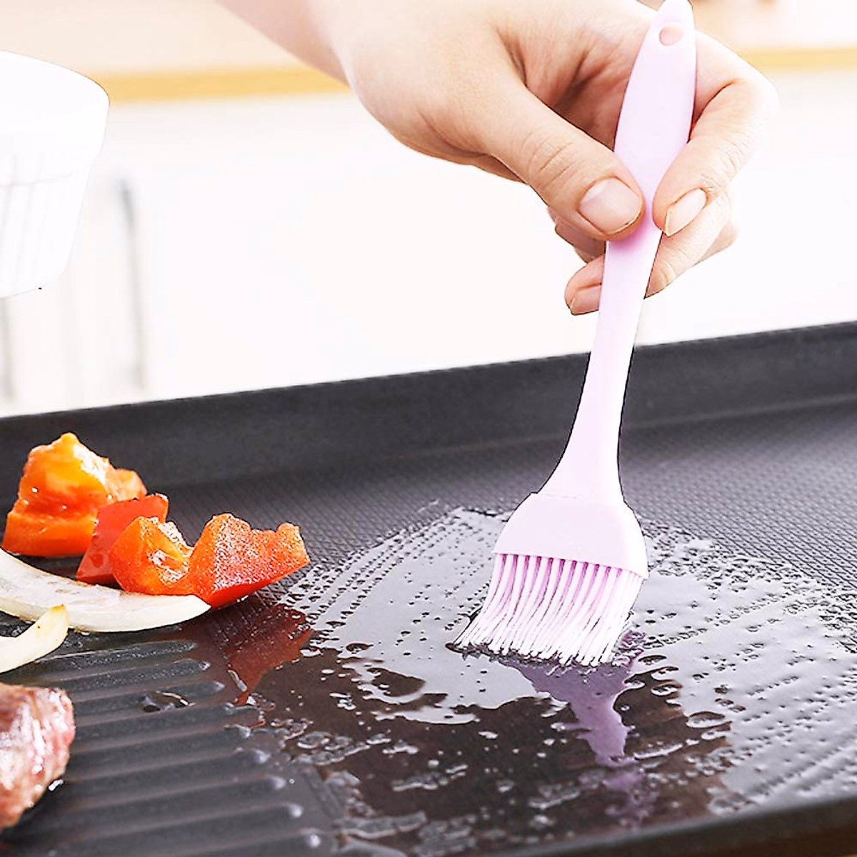 5PCS Set Fried Egg Rings Mold Non Stick for Griddle Pan, Egg Shaper Pancake Maker with Handle, Stainless Steel Egg Form for Frying Cooking