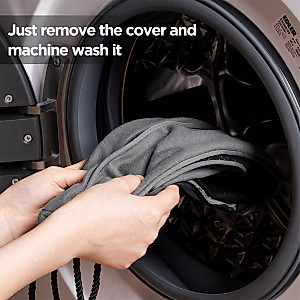 Sunolga Door Draft Stopper for Bottom of Door, 38 Inch Under Door Air Stopper with Removable Cover for Gaps Up to 3 Inch, Machine Washable Noise Blocker for Home, Grey