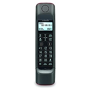 VTECH VS122-16 Retro-Design DECT 6.0 Cordless Phone: Bluetooth Connect to Cell, Call Blocker, Answering System, Full-Duplex Speakerphone, Up to 1000 Phonebook Contacts & 1000 Call Block Entries