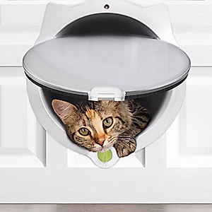 LYNX Cat Door for Pets – 4 Way Locking Cat Flap - for Interior Doors & Exterior Doors